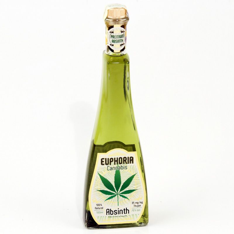 Absinth Euphoria Cannabis 0,5 L 70% | RájPálenek.cz - ráj pro nákup ...